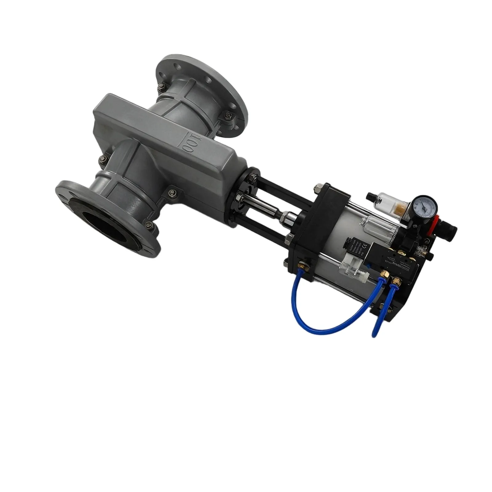 DELCO GJ641X Pneumatic Pinch Valve - Heavy Duty Sleeve, Slurry & Powder ...