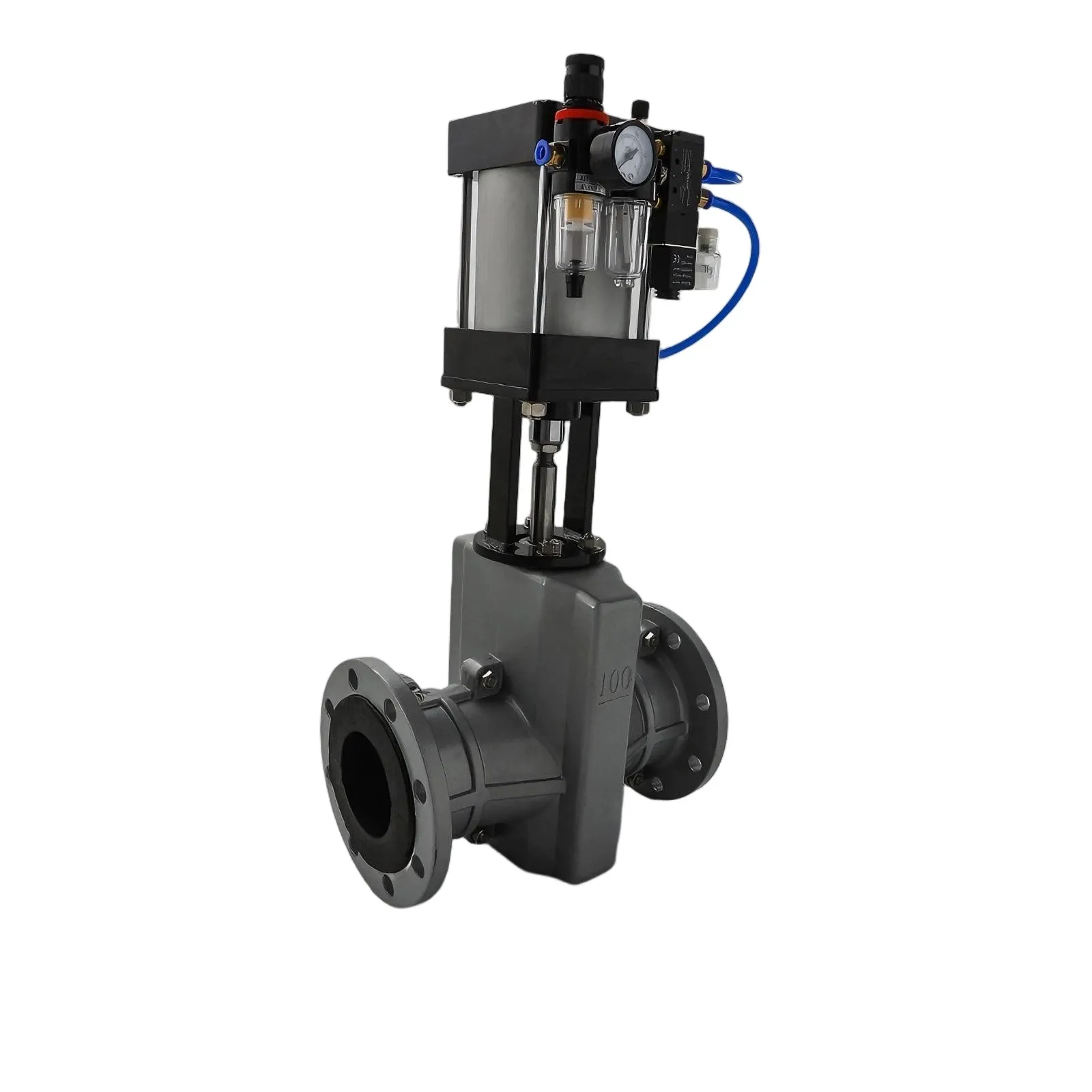 DELCO GJ641X Pneumatic Pinch Valve - Heavy Duty Sleeve, Slurry & Powder ...