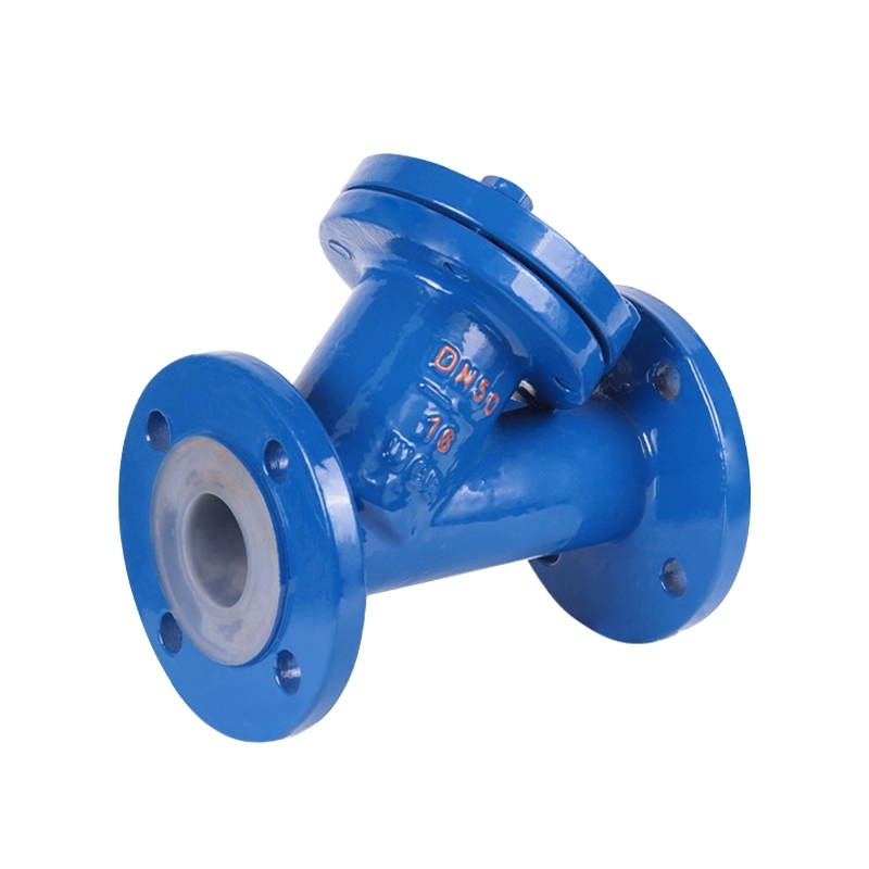 DELCO PFA / FEP Lined Y-Strainer, Flanged, WCB Body, Acid Resistant ...