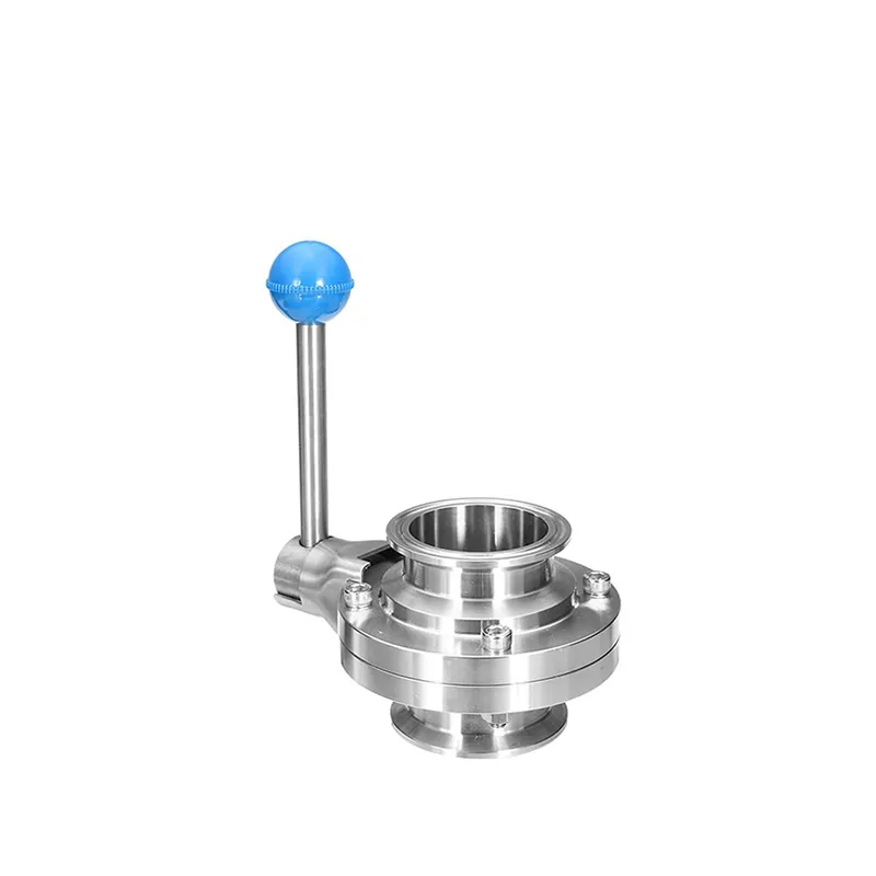 DELCO Manual Sanitary Butterfly Valve, Stainless Steel 304/316L, Weld ...