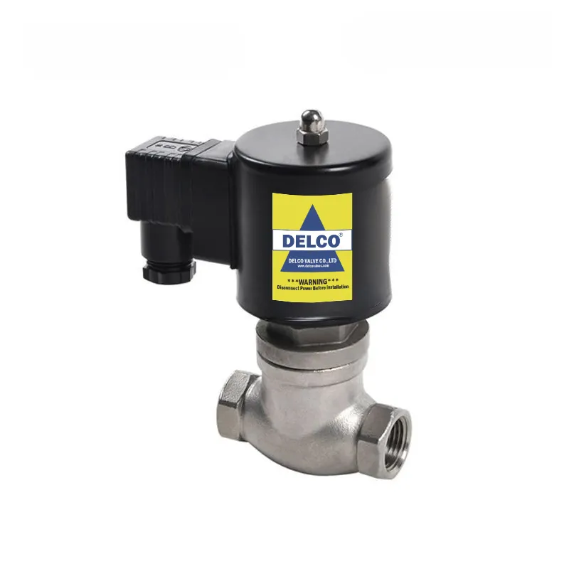 SS Piston High Temp Steam Solenoid Valve DN15-DN100 200°C 40Bar | DELCO ...