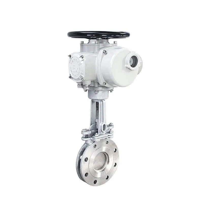 Electric Stainless Steel Knife Gate Valve (DN40-DN1200) - For Slurry ...