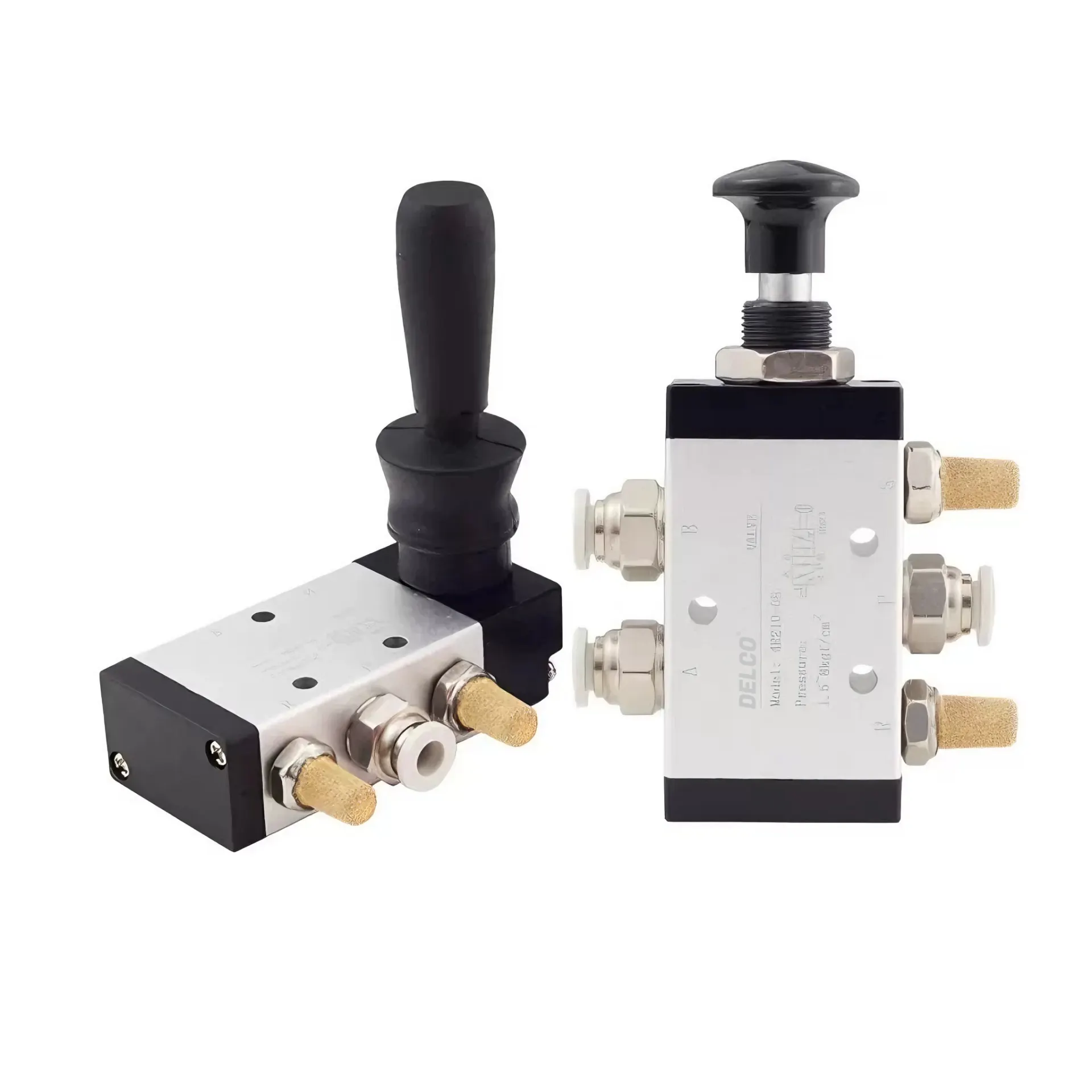 3H210 Pneumatic Directional Control Valve (Manual Lever, IP65, Aluminum ...