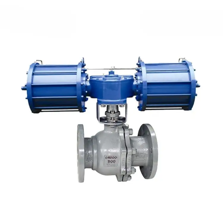 High Torque Pneumatic Flanged Ball Valve (DN15-DN350) - AW Series ...