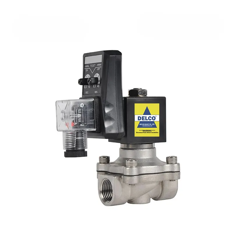 SS Auto Drain Solenoid Valve with Timer DN15-DN50 | DELCO - DELCO Valve
