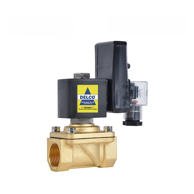 Brass Auto Drain Solenoid Valve with Timer DN15-DN50 | DELCO - DELCO Valve
