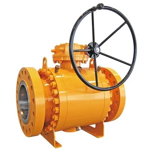Fire-Safe & Anti-Static Trunnion Mounted Worm Gear Flanged Ball Valve ...